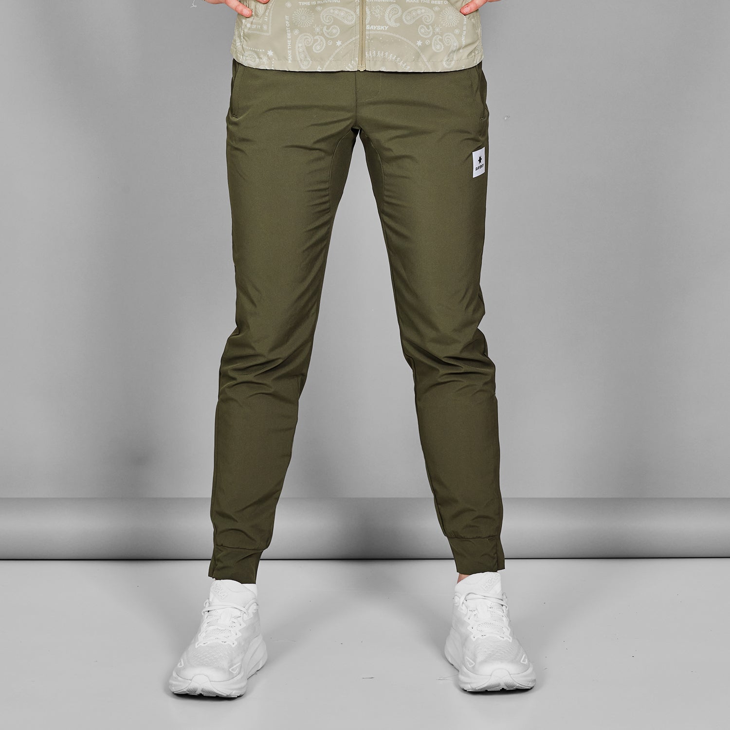 公式 SAYSKY/セイスカイ ランニングパンツ XMRPA20c301 Pace Pants - Green [メンズ]